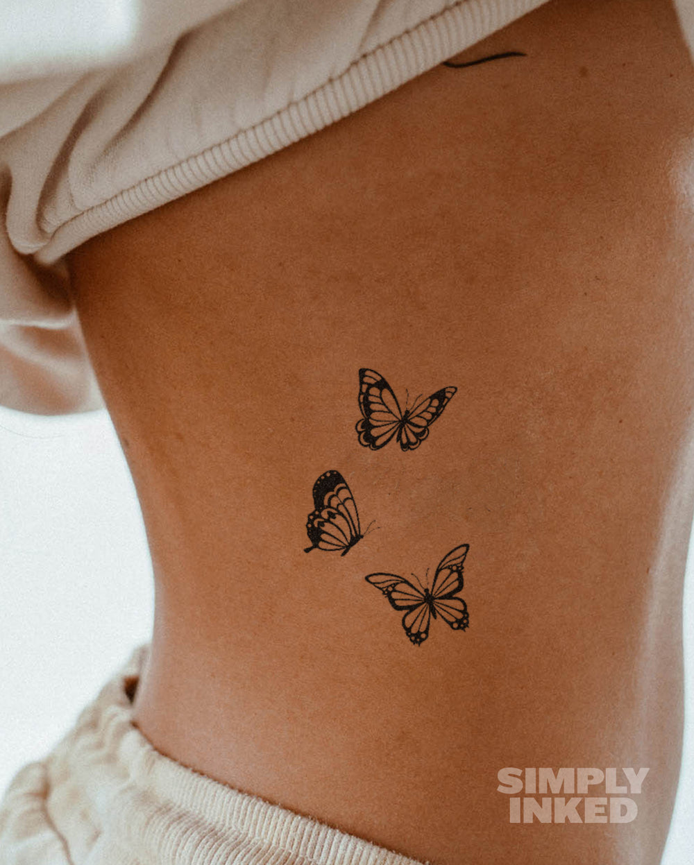 NEW Mini Butterflies Tattoo - Simply Inked